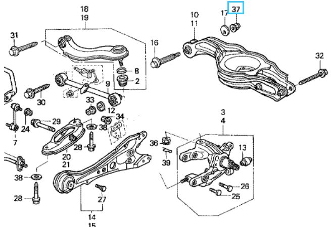 Гайка, корончатая, 14мм; Артикул Honda: 90362S0XA01 (Оригинал)