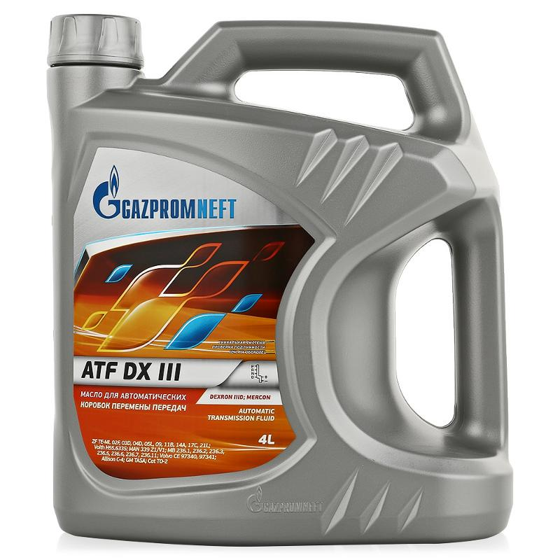 Масло трансмиссионное газпромнефть ATF DX llI 4л 253651855
