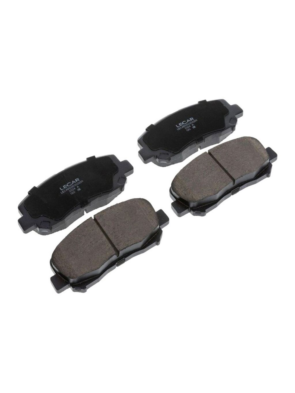 Колодки тормозные дисковые передние т/с Akebono LECAR LECAR000352201