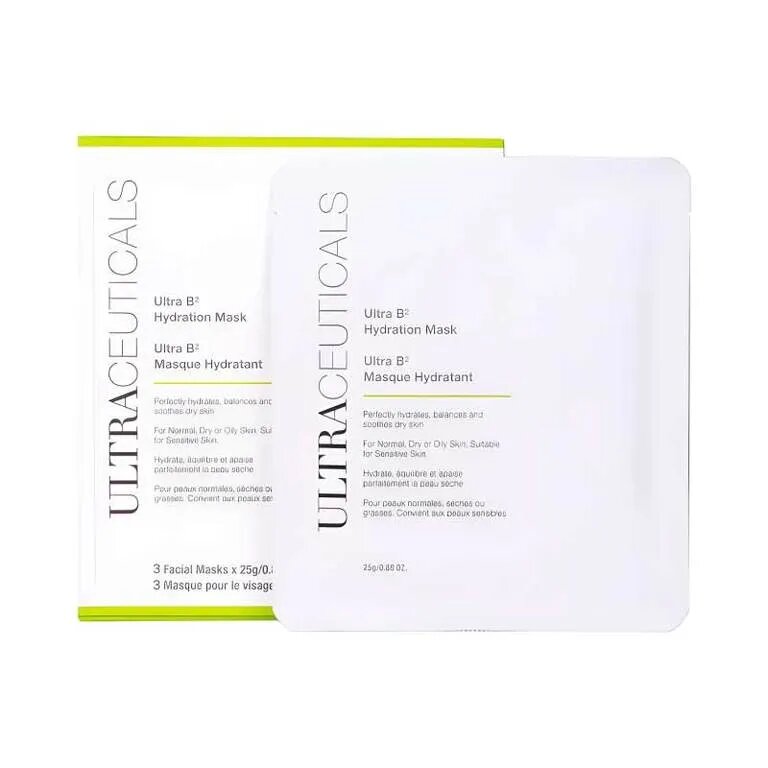 Ultraceuticals Ультра увлажняющая маска с витамином В 3*25 гр 3*25 ГР