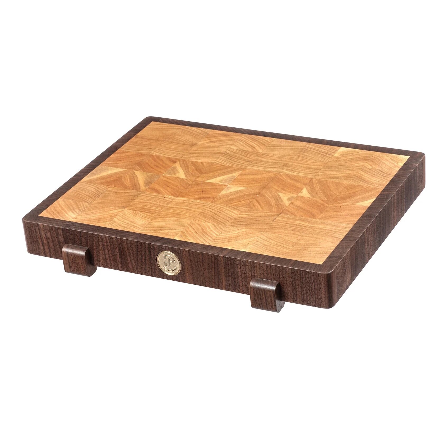 Разделочная доска торцевая Platano из американского ореха и вишни