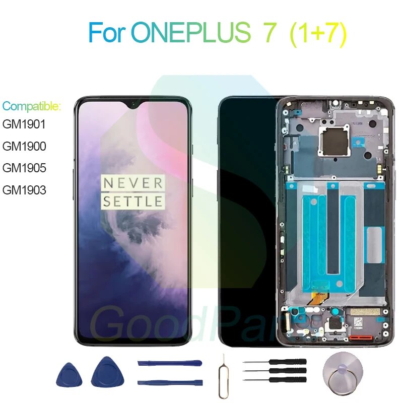 Для ONEPLUS 7 Замена экрана 2340*1080 GM1900, GM1905, GM1903 1 + 7 ЖК сенсорный дигитайзер