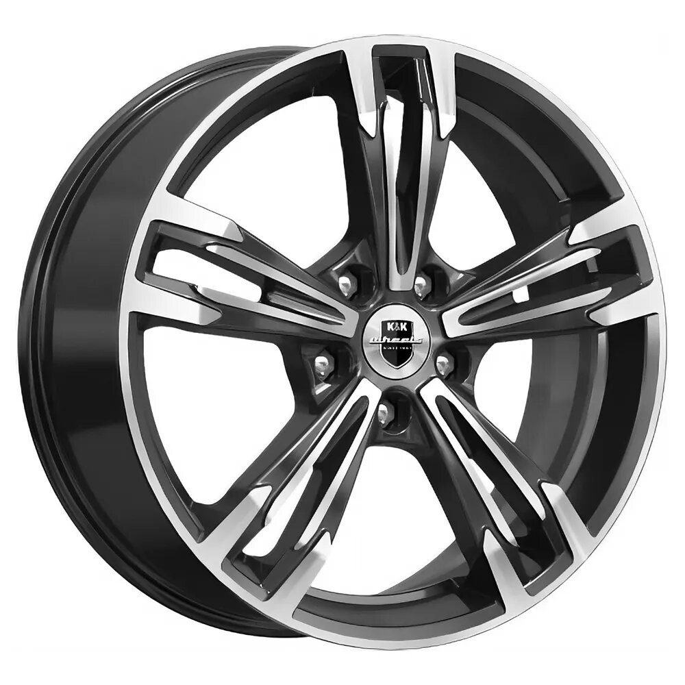 Колесный диск K&K Karrera Light 7x18 5x114.3 ET38 D67.1 Алмаз черный