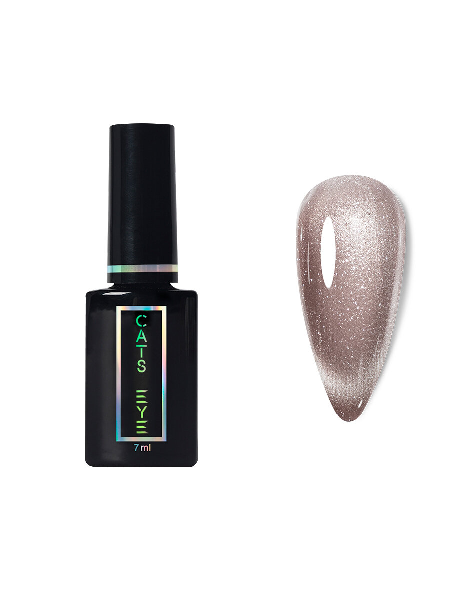 Runail, STAR SILK Cat's eye - магнитный гель-лак "кошачий глаз" №10017, 7 мл