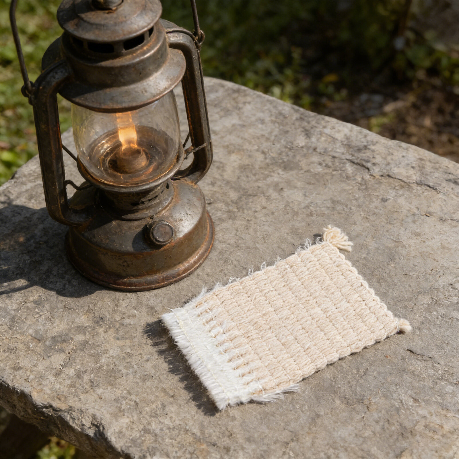 Набор из 2 бежевых фитилей для керосинового обогревателя из стекловолокна и хлопка для дома