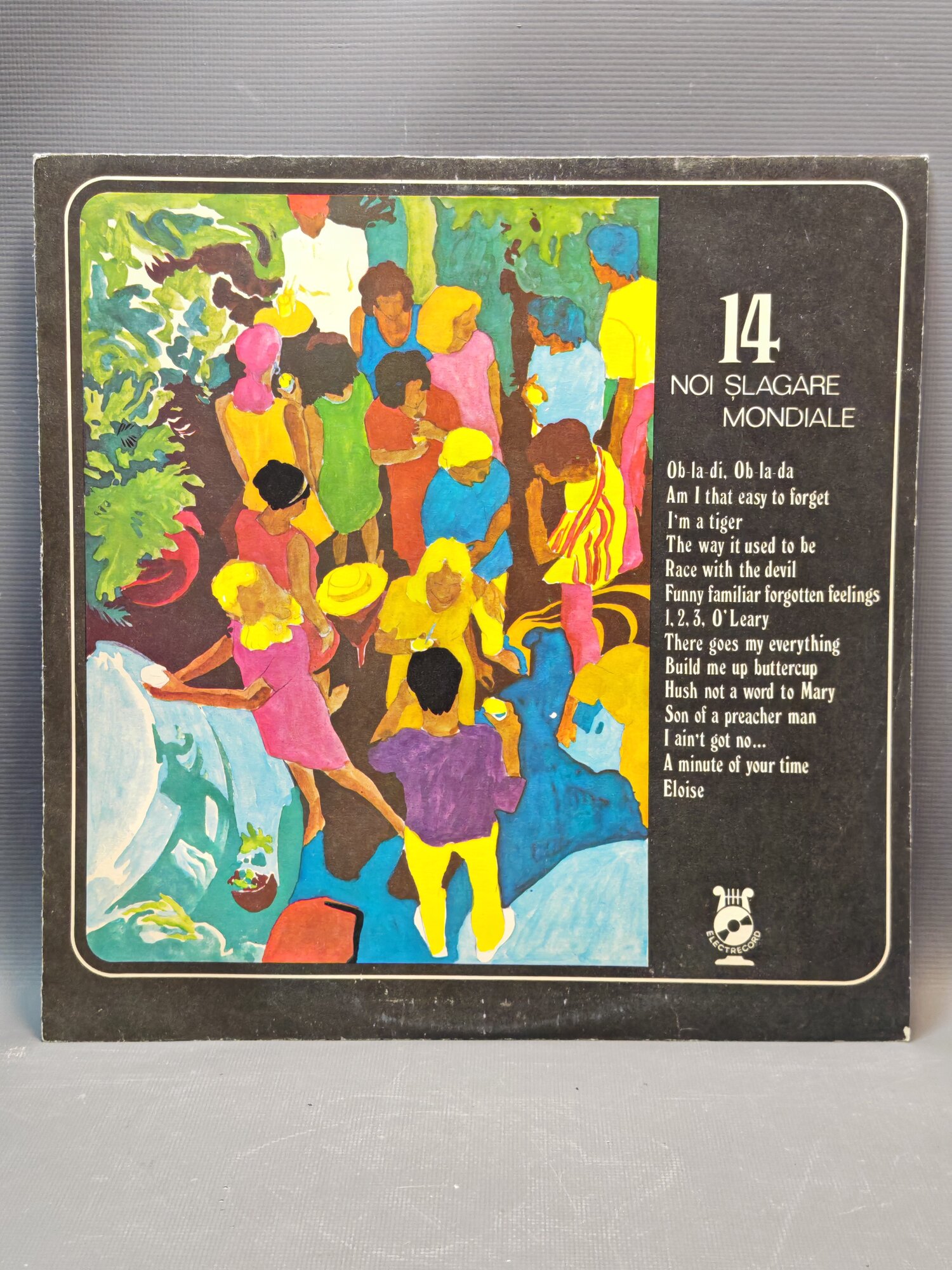 Винтажный сборник LP 14 Noi Șlagăre Mondiale» — Electrecord (код: EDE 0436) 1969 г. (компиляция на Английском в жанрах рок, фанк/соул, поп, выпущенная в Румынии)