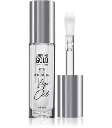 Блеск для губ Dripping Gold Hydrating Cherry Gloss, оттенок Clear, 3,8 мл