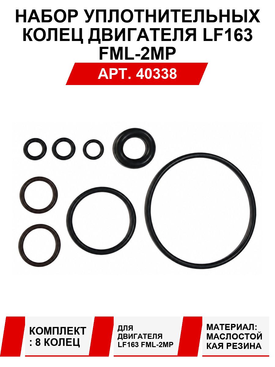 Набор уплотнительных колец двигателя LF163 FML-2MP