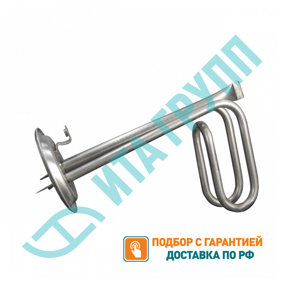 ТЭН 1,5кВт (1500Вт) RF для водонагревателя Thermex, Garanterm H 10, H 15, под анод М6, нерж, 10182