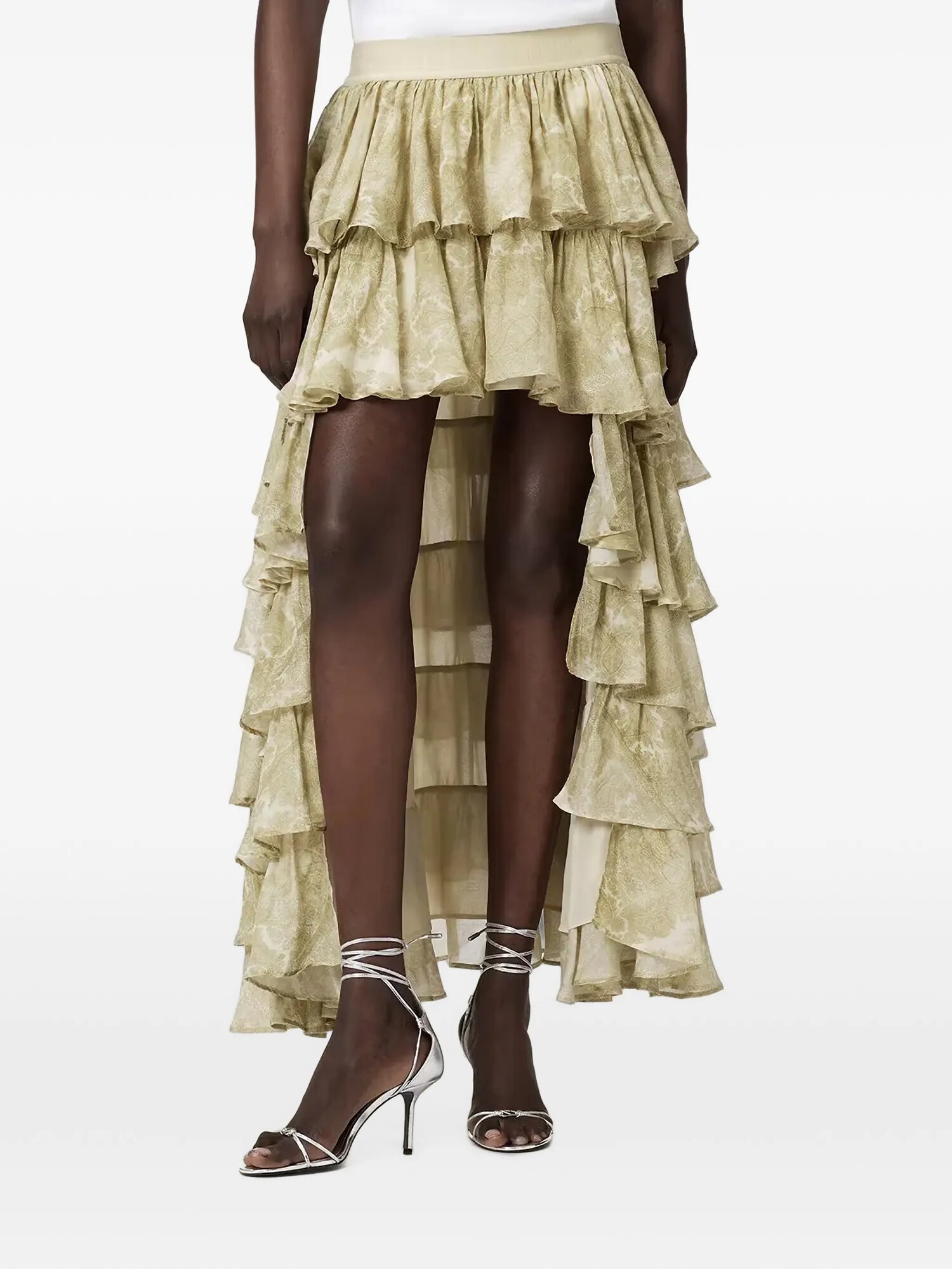 Юбка Cavarly tiered maxi skirt
