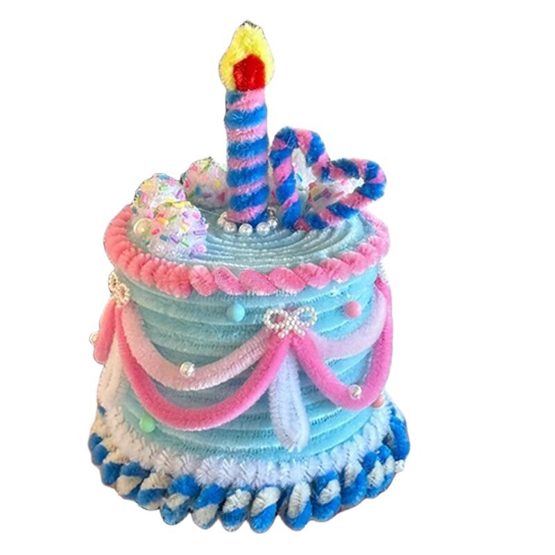 Набор для творчества унисекс LALABABY Твисти Палка Кукла-торт Плюшевая, Heart Candy Cake[DIY Material Bag], 10 см