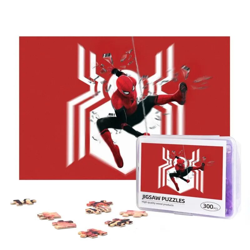 Spider-Man Деревянный пазл Марвел Деревянные пазлы Человек-паук Marvel