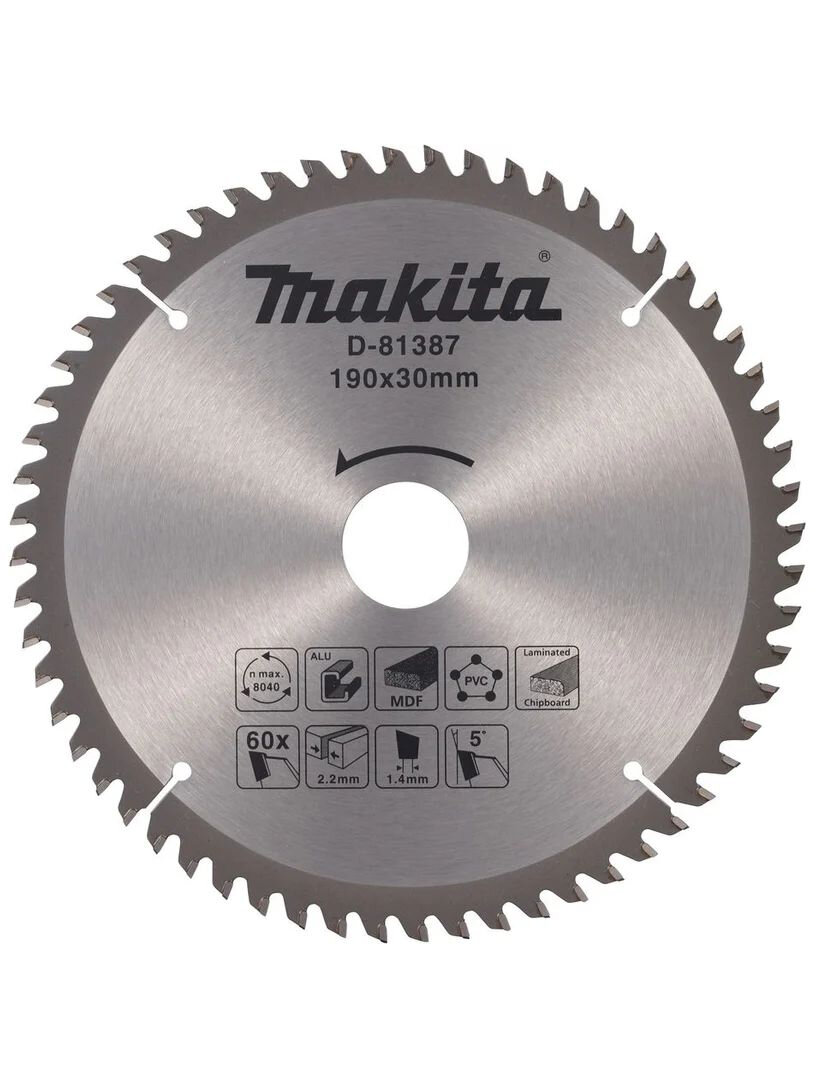 Диск пильный по дереву МАКITA D-81309 185х30х1,8х1,2мм. 40зуб.