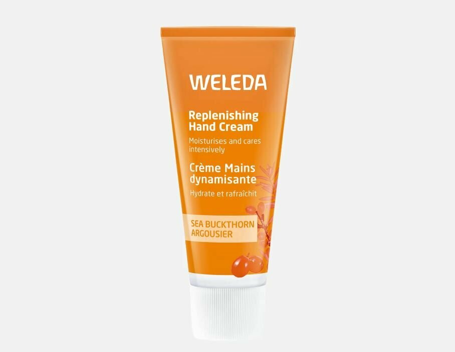 Крем для рук WELEDA Sea Buckthorn, с облепихой и кунжутом, без минеральных масел, 50 мл