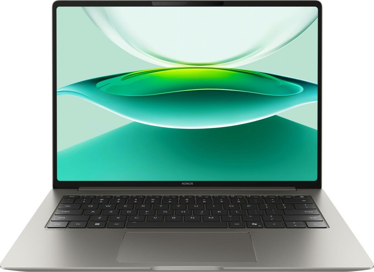 Ноутбук Honor MagicBook Pro 14 FMB-P, 14.6", 2025, OLED, Intel Core Ultra 9 285H 2.9ГГц, 16-ядерный, 32ГБ LPDDR5x, 1ТБ SSD, Intel Arc 140T, Windows 11 Home, серый (5301anxe)