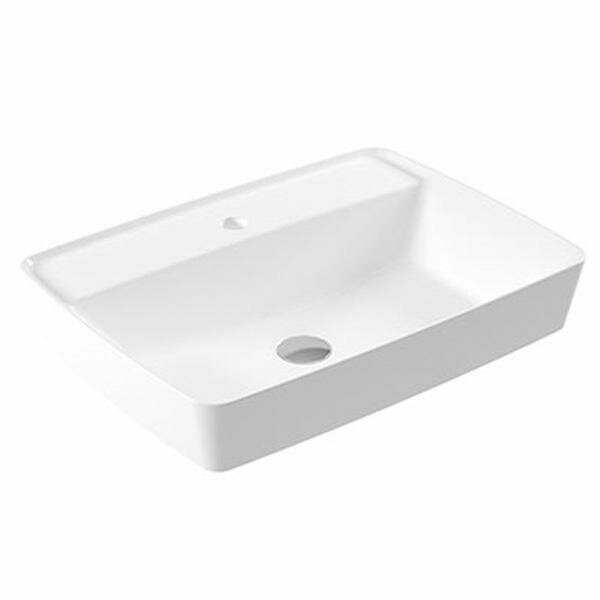 Раковина накладная Serel Rita 60 RT30 Белая, фарфор, без перелива