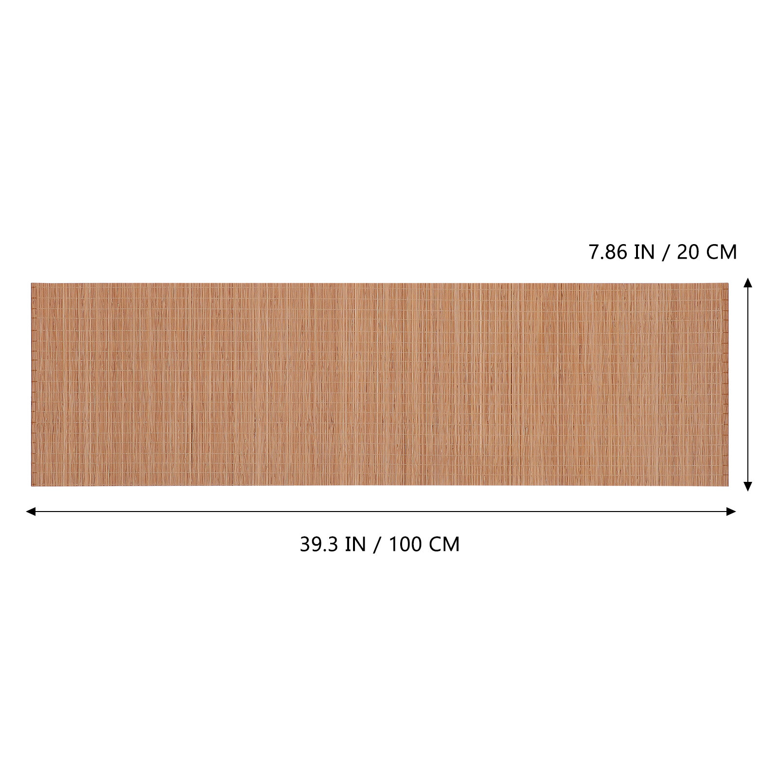 Bamboo Tea Mat Runner Для Стола 1 Pc Размер 100.00X20.00X0.10Cm