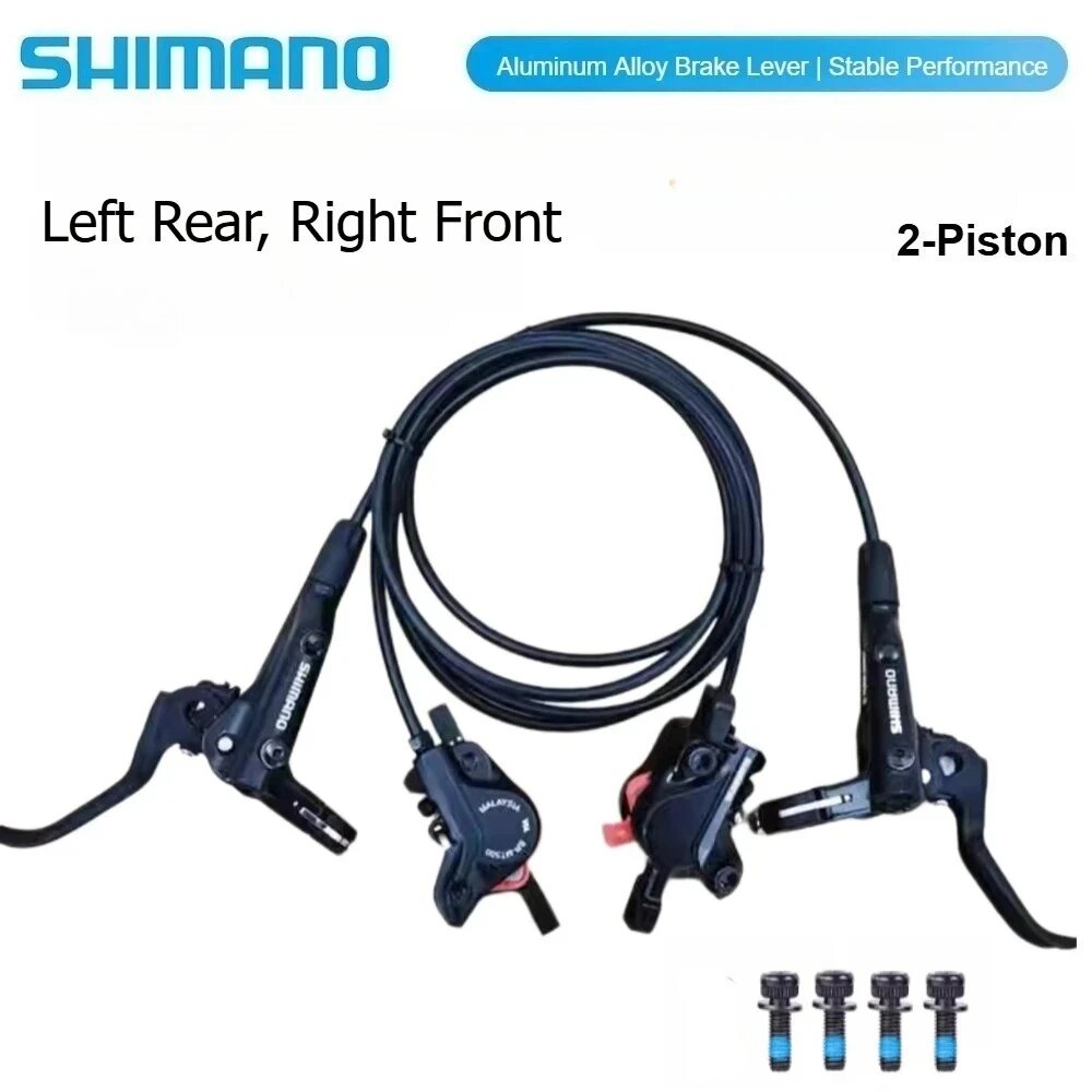 Shimano BR-MT500/BL-MT501 Гидравлика, темный синий, LRRF
