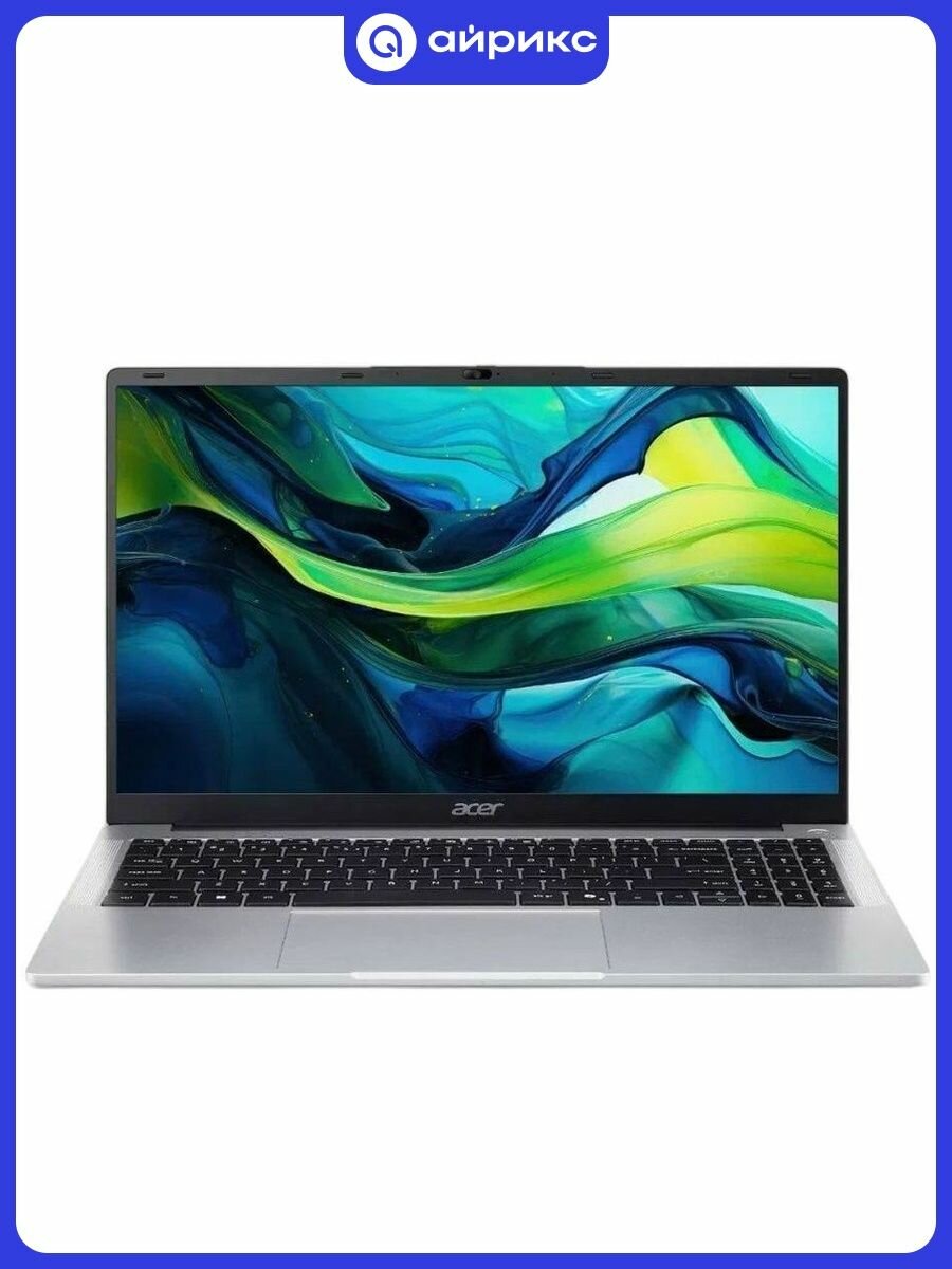 Acer Aspire Lite AL15-32P-C1KD без ПО Ноутбук 15.6", Intel Celeron N4500, RAM 8 ГБ, SSD 256 ГБ, Intel UHD Graphics, Без системы, (NX. JB8ER.001), серебристый, Русская раскладка