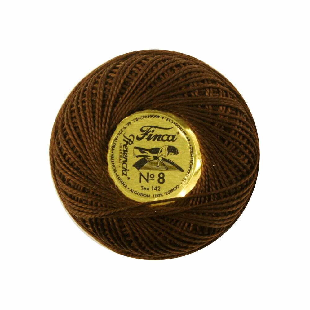 Мулине PRESENCIA HILATURAS "Finca Perle", Жемчужное, №8, однотонный цвет 8083, 1 шт