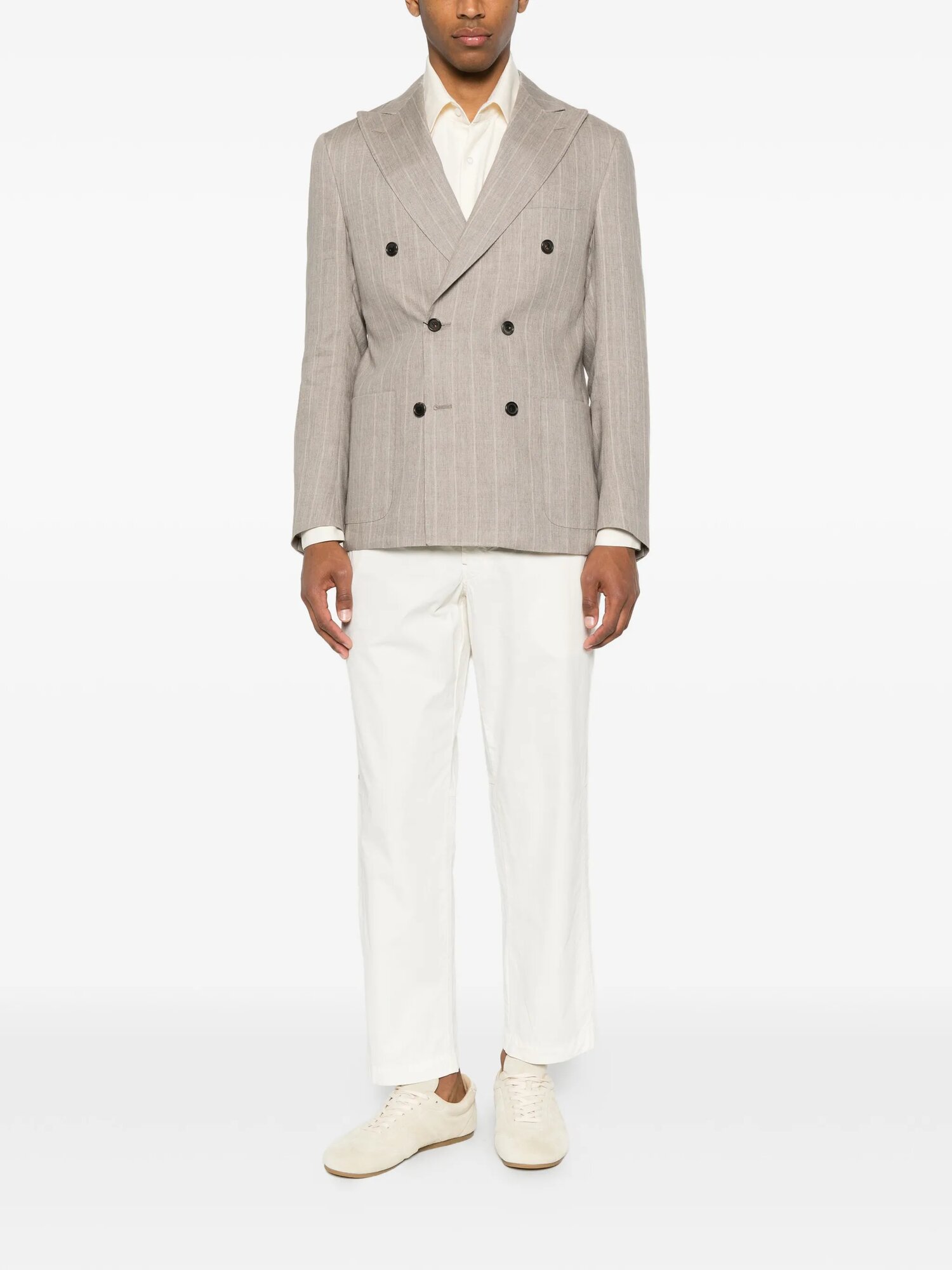 Брюки Murphy & Nye Logo-patch straight-leg trousers, размер 30, разноцветный — фото 1