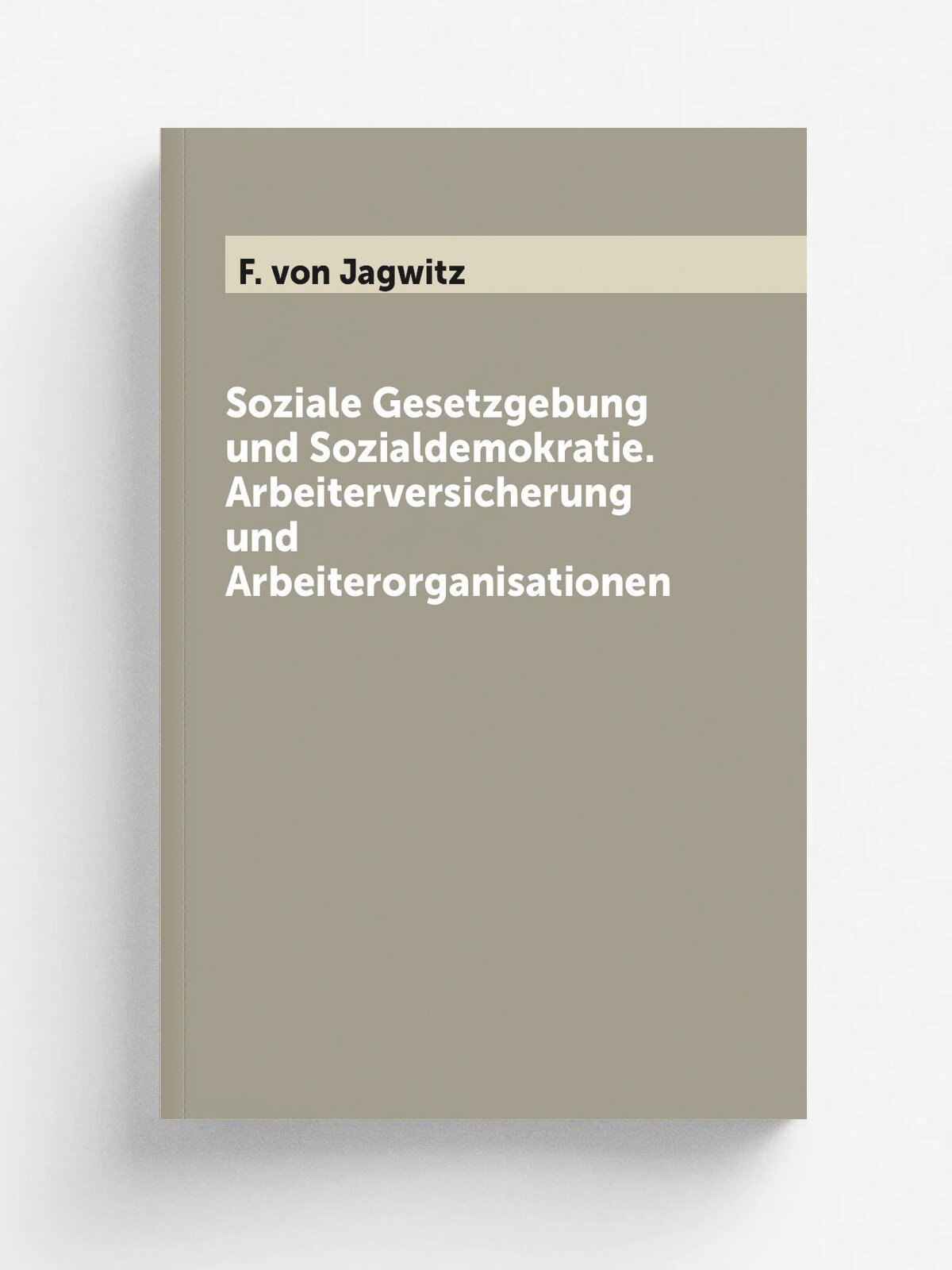 Soziale Gesetzgebung und Sozialdemokratie. Arbeiterversicherung und Arbeiterorganisationen