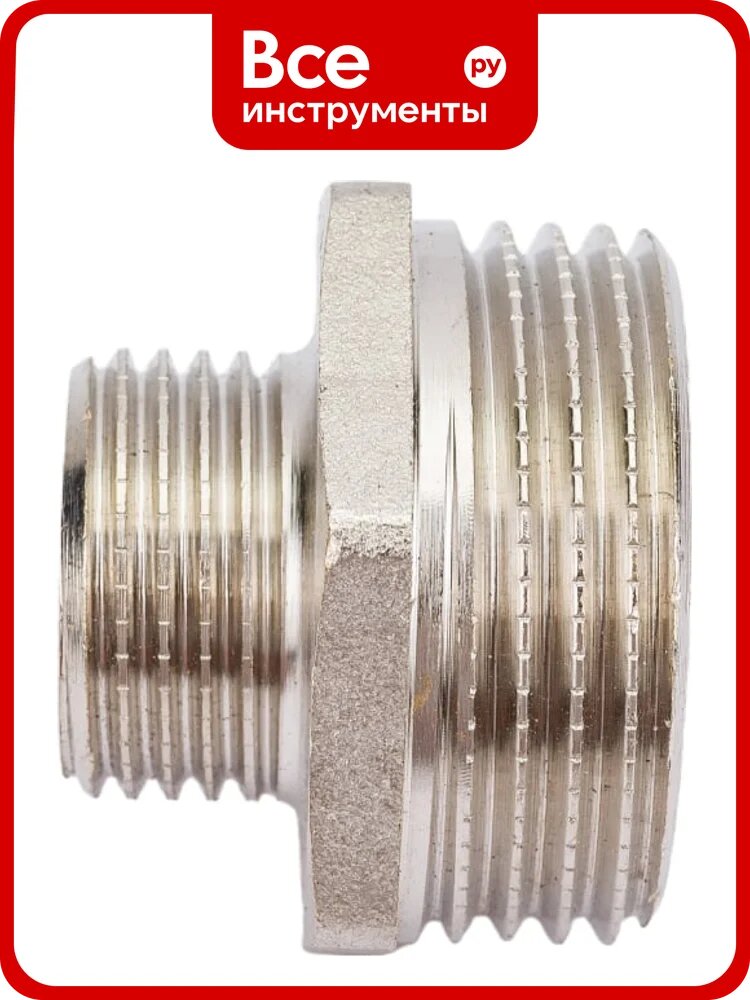 Переходной ниппель STI 1" х 1/2" никелированный D270-04982