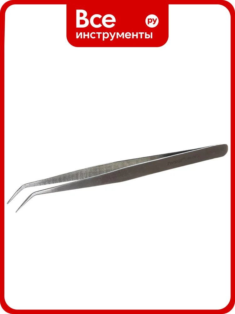 Пинцет ProsKit 1PK-106T 00155547, из стали AISI410, острый кончик, для ювелирных и точных работ