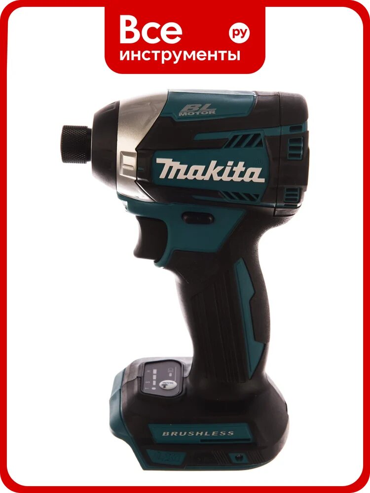 Аккумуляторный ударный шуруповерт Makita DTD154Z, бесщеточный двигатель 175 Нм, подсветка рабочей области