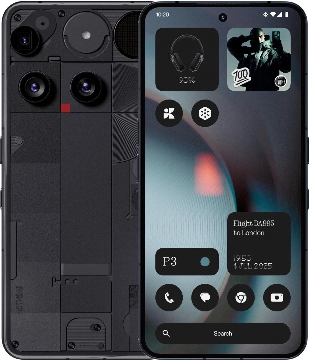 Смартфон Nothing Phone 3, 16 Гб RAM, 512 Гб ROM, 2 SIM, Черный