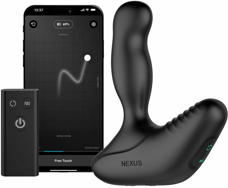Массажёр простаты Nexus Revo Stealth App с приложением и пультом ДУ