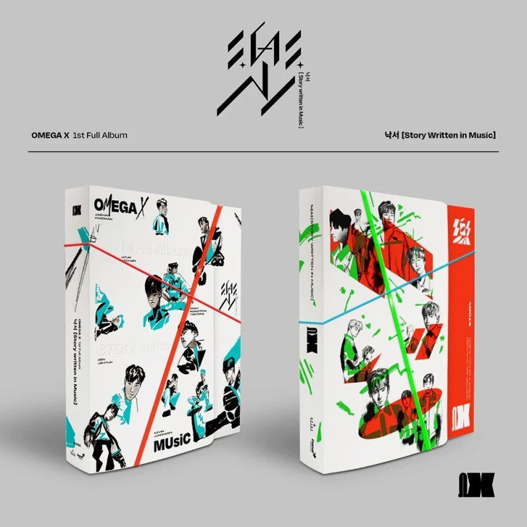 OMEGA X - Album Vol. 1 Story Written in Music (2 Version Set) (CD, Photo book) Компакт диск