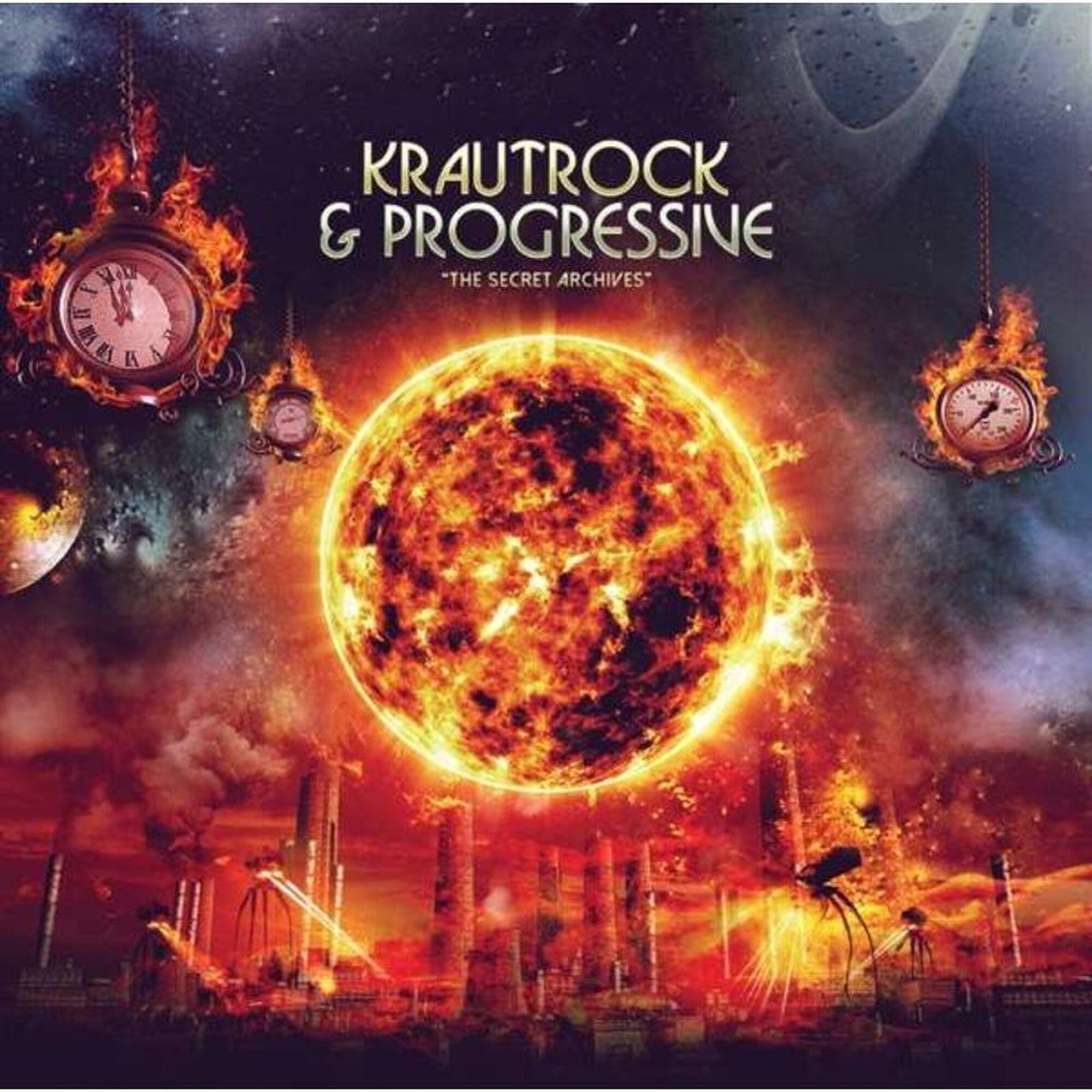 Various Artists Krautrock & Progressive "The Secret Archives", (2LP, Orange Vinyl) виниловая пластинка