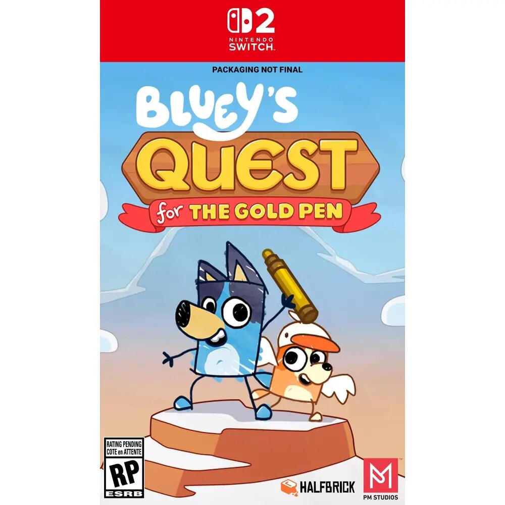 Игра Bluey's Quest for the Gold Pen (Nintendo Switch 2, русская версия) Artax Games Blu-ray диск 3+