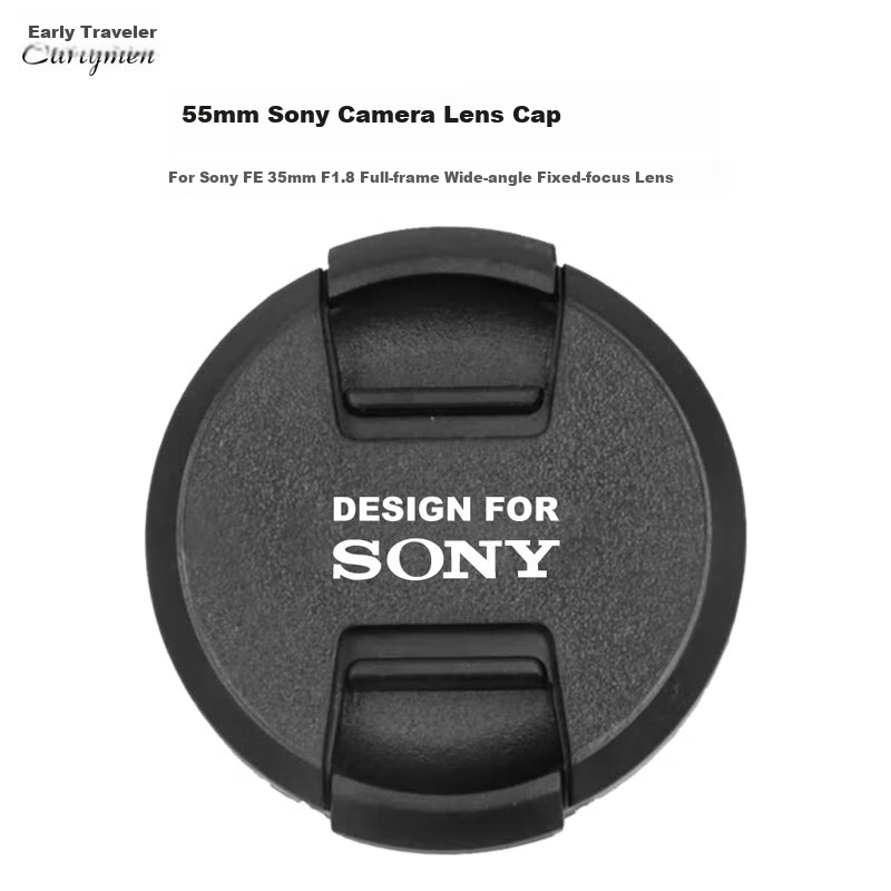 55 мм защитный капот для объективов Sony A6700/6400/6000 и FE 35mm F1.8/E18-135 Размер：55 ммЦвет：Крышка объектива