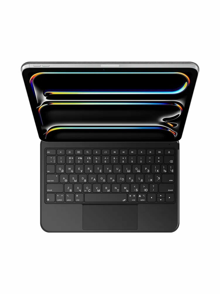 Клавиатура Magic Keyboard iPad Pro 11 M5 M4 (2024-2025) ipadpro11 11" Чехол-для RU Черная Планшетный компьютер Защитный