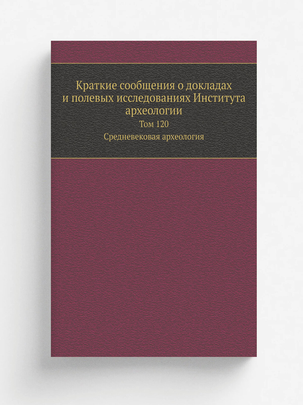 Краткие сообщения о докладах и полевых исследованиях Института археологии. Том 120. Средневековая археология