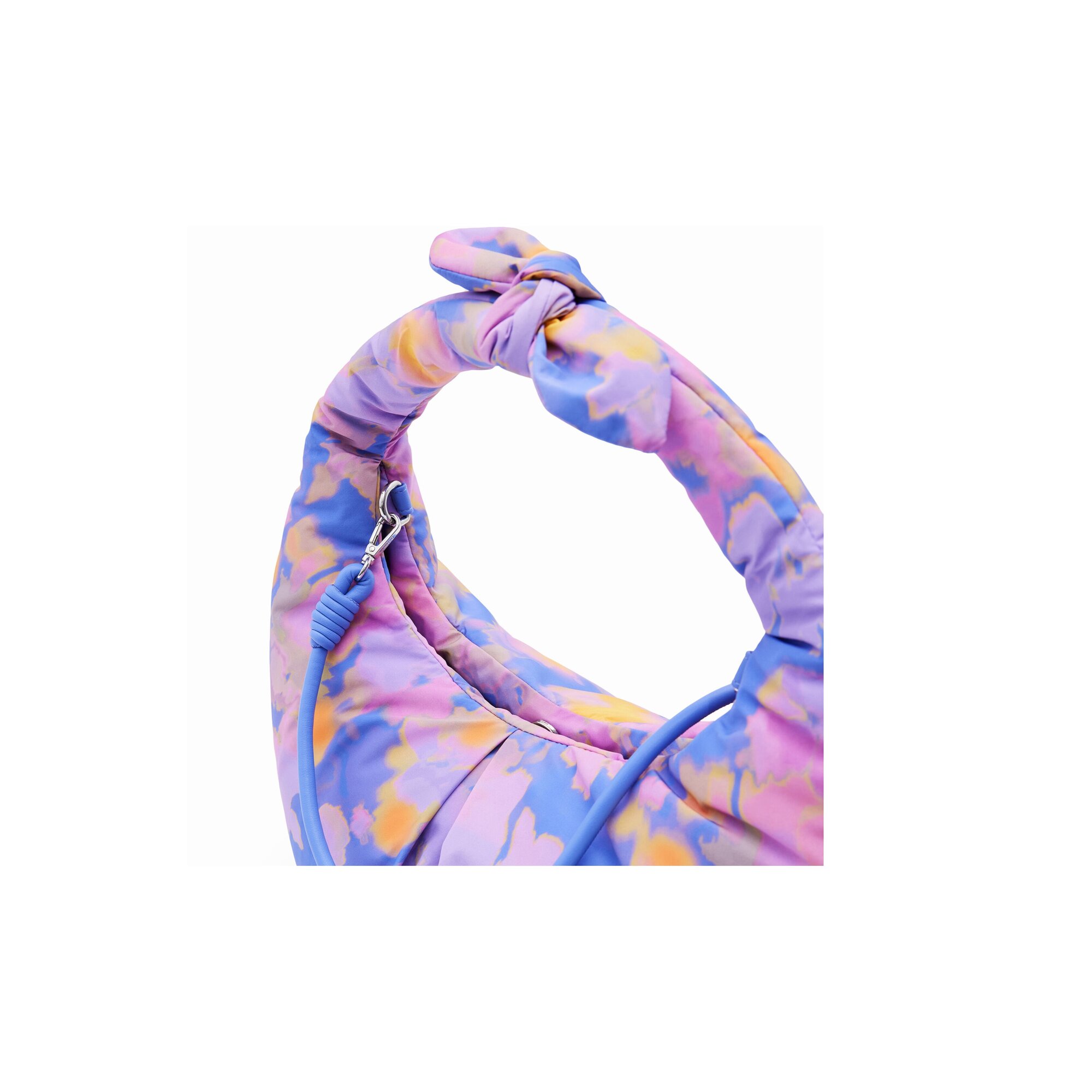 Сумка Desigual, фактура тиснение, сине-фиолетовый — фото 1