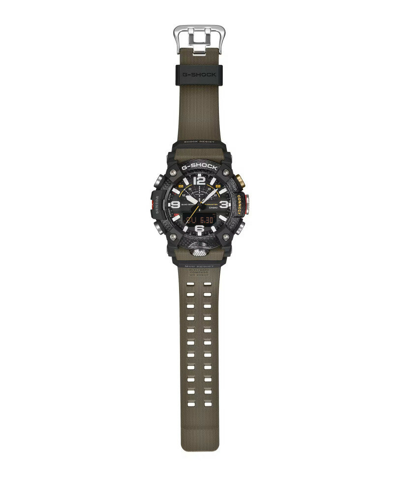 Наручные часы CASIO G-Shock, черный/хаки — фото 1