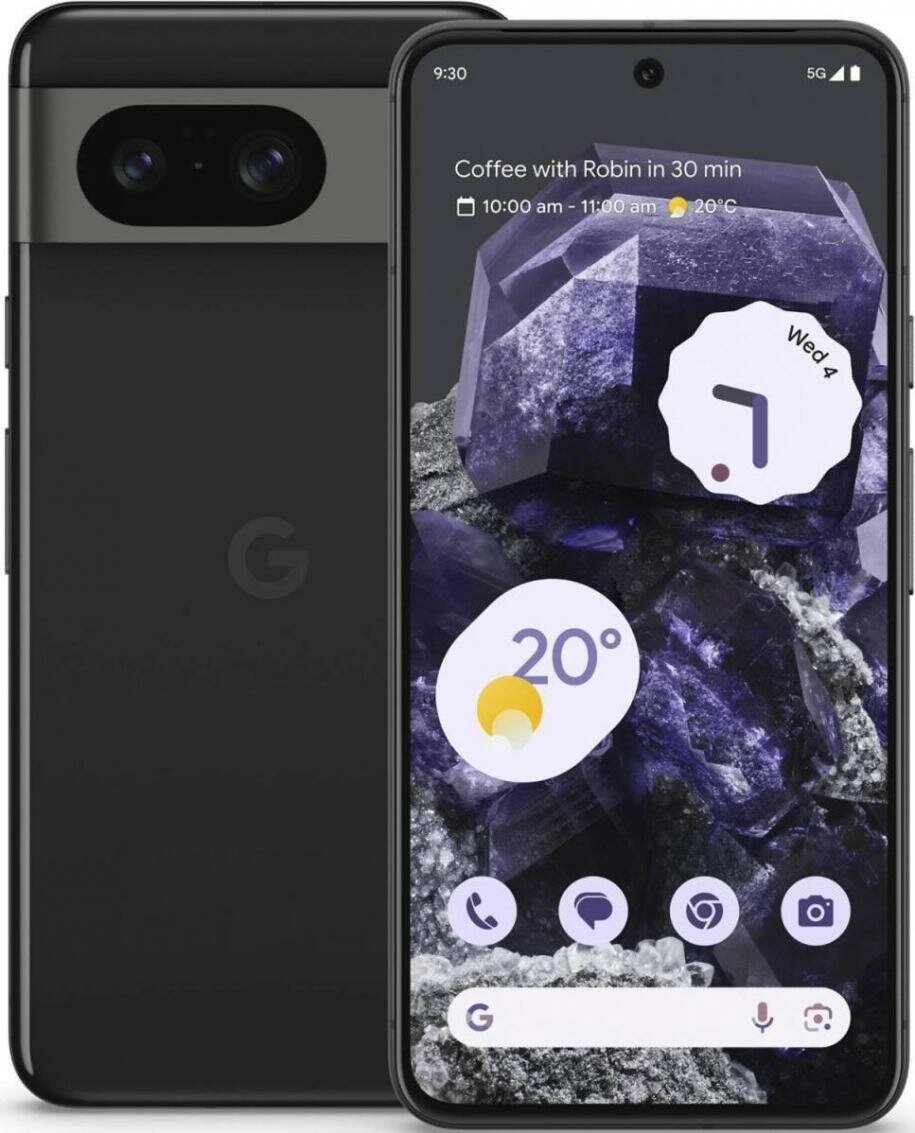 Смартфон Google Pixel 8, 8/256Gb, Obsidian (Черный)