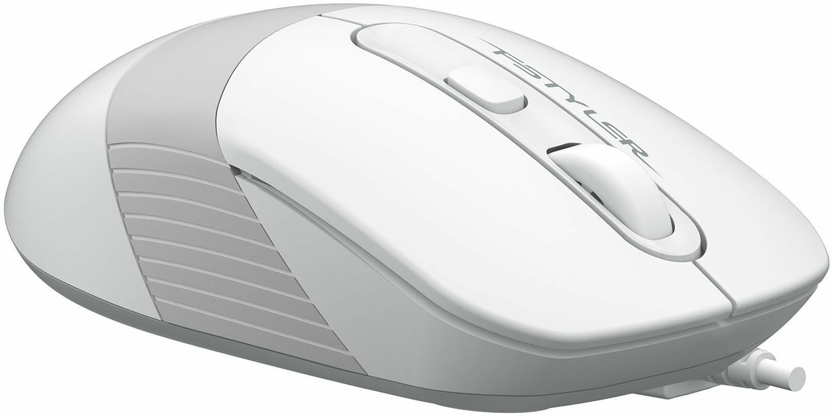 Мышь A4Tech Fstyler FM10S, белый/серый (fm10s usb white)