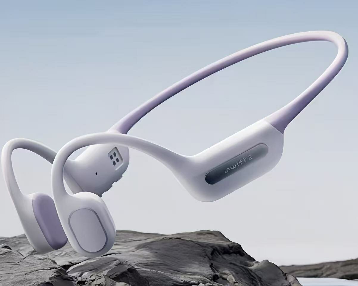 ROSESELSA Swift2 косточковая проводимость открытые наушники для плавания и бега, фиолетовые