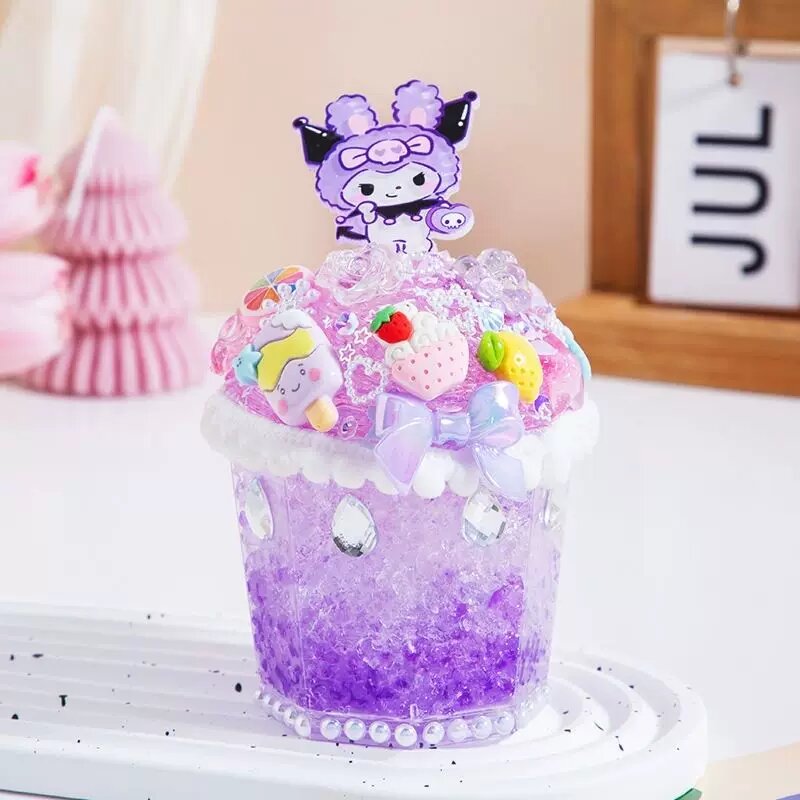 DIY Набор для Виноградного Смузи: Мороженое Куп-Кейк с Имитационной Сливочной Глиной, 120г