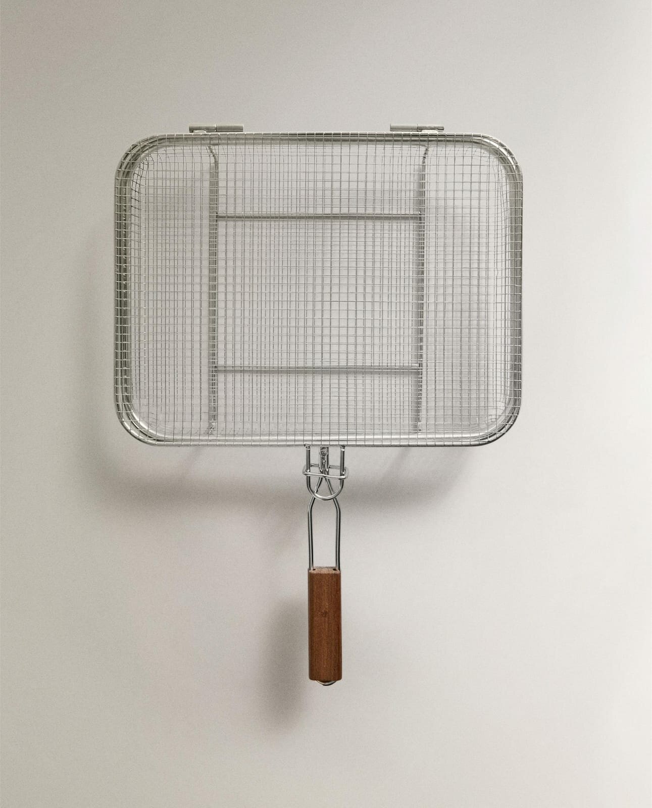 Корзина для гриля zara home стальная решетка для овощей, стальной, 30.1 x 23 x 45 см 7293/041/820-99