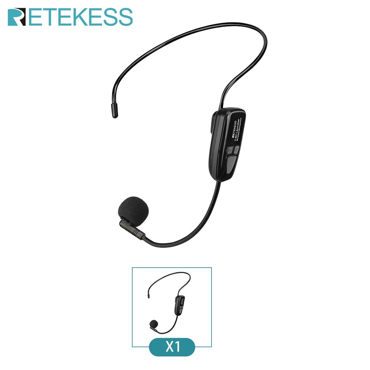 Беспроводной микрофон Retekess TT123 2,4G для экскурсовода
