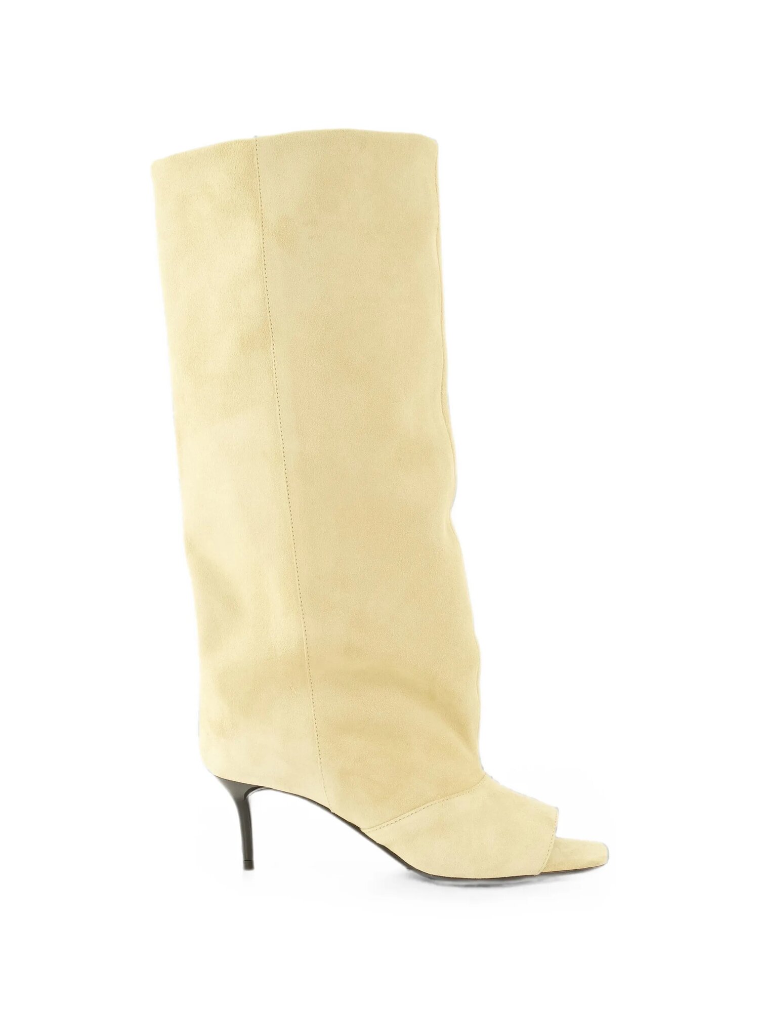 Ботинки Open-toe suede boots