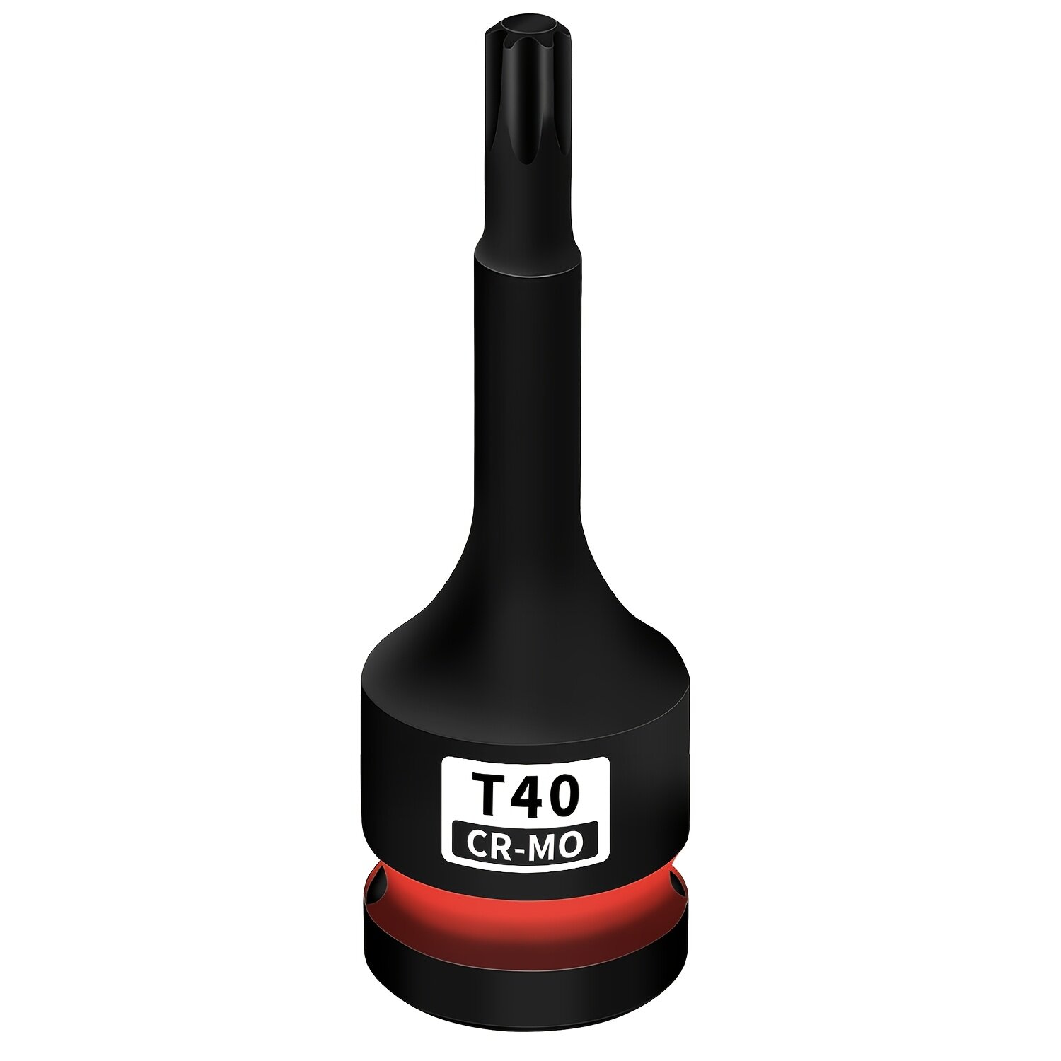 Торцевая ударная бита Торокс T40, привод 1/2 дюйма, длина 3 дюйма, из хром-молибденовой стали, 1 шт.