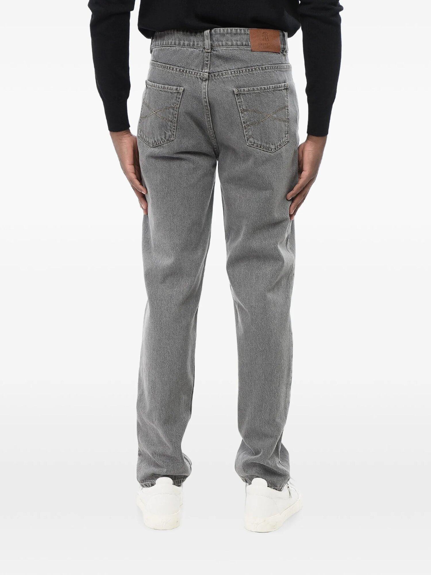 Джинсы BRUNELLO CUCINELLI Straight-leg five-pocket jeans, размер 56 — фото 1