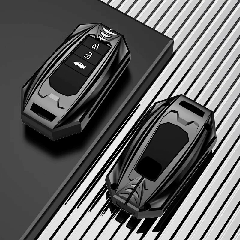 Кейс для ключей B Style сияющий черный одиночный комплект для Honda Civic Fit CR-V HR-V