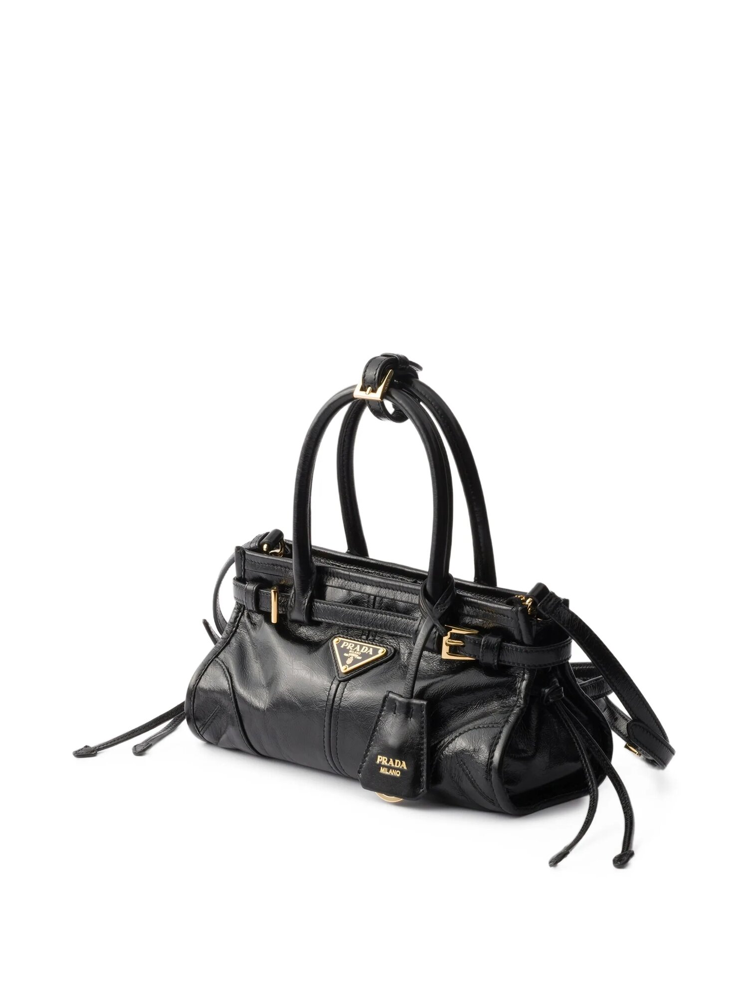 Сумка Prada Bonnie leather mini-bag — фото 1